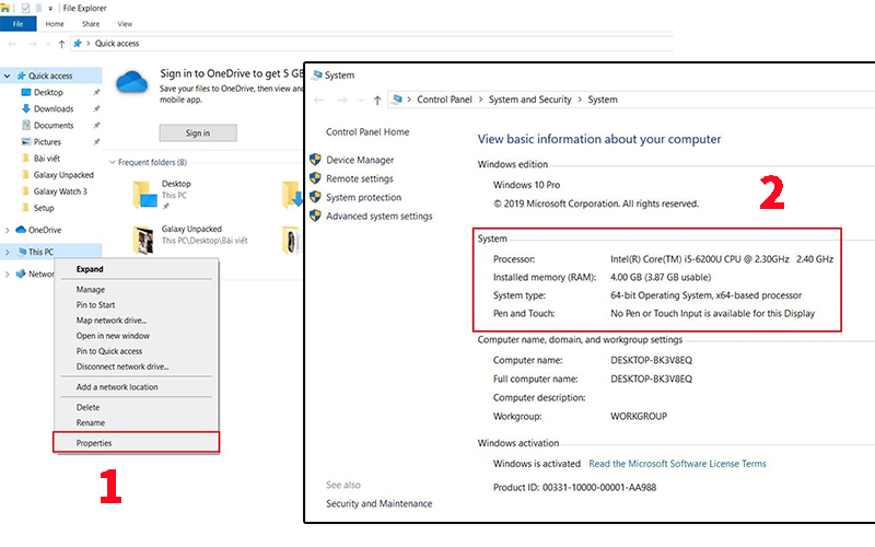 Cách kiểm tra thông số của máy tính All in One